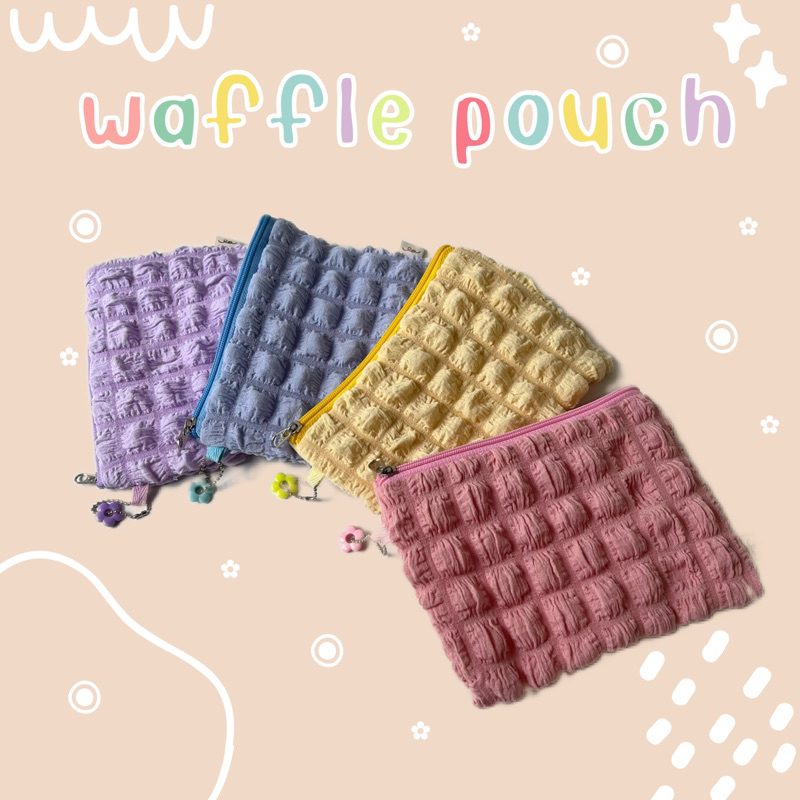 Jual dompet / pouch - WAFFLE POUCH | la.ideas | Shopee Indonesia