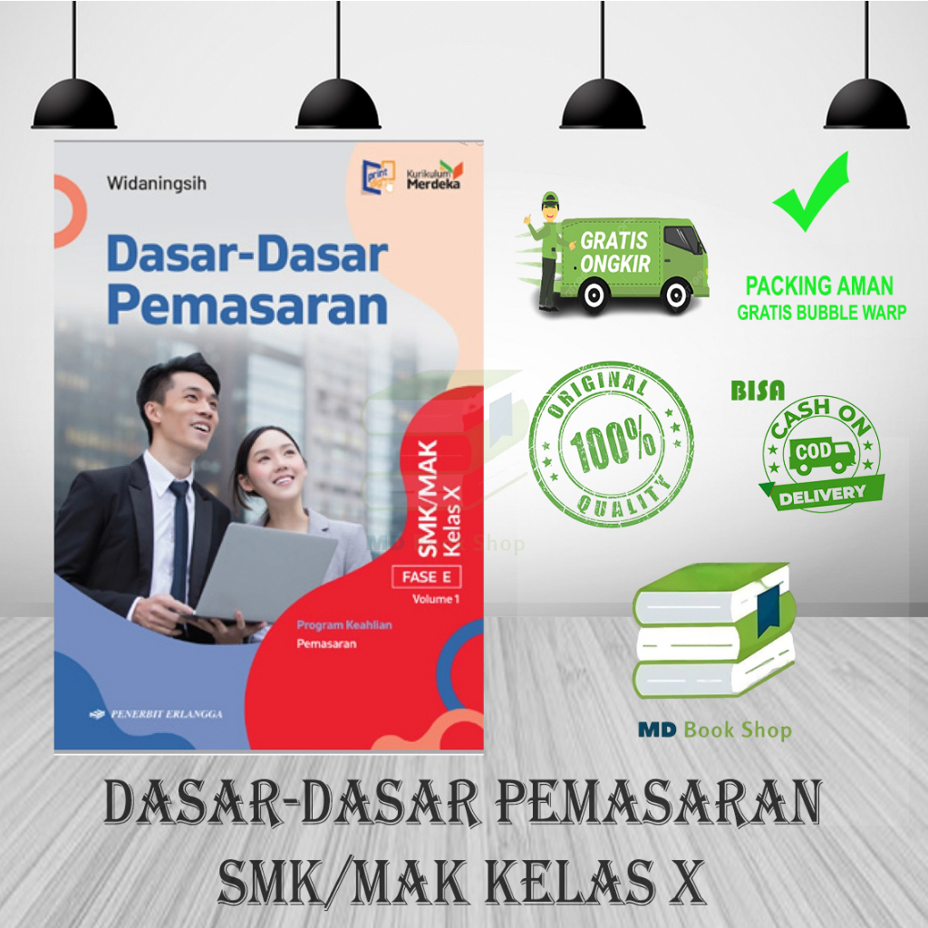 Jual BEST SELLER DASAR-DASAR PEMASARAN KELAS X SMKMAK VOL 1 - VOL3 ERLANGGA | Shopee Indonesia