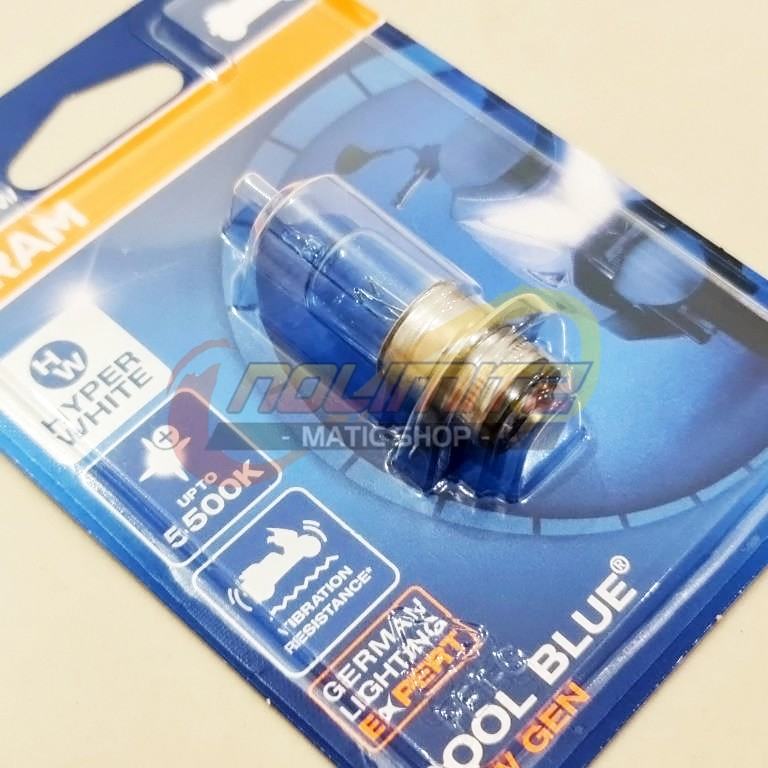 Jual Lampu OSRAM Bohlam Depan Motor Cool Blue 25 Watt H6 M5 Kaki 1 Beat Mio | Shopee Indonesia