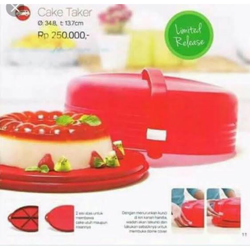 Jual Tupperware Cake Taker Tempat Bolu | Shopee Indonesia