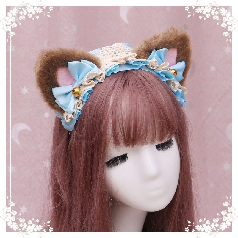 Jual BANDO KUPING TELINGA KUCING COSPLAY BULU TEBAL FUR EAR NEKO ...
