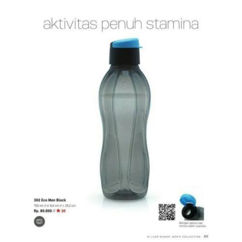 Jual Tupperware Eco bottle Botol 750ml Botol Minum | Shopee Indonesia