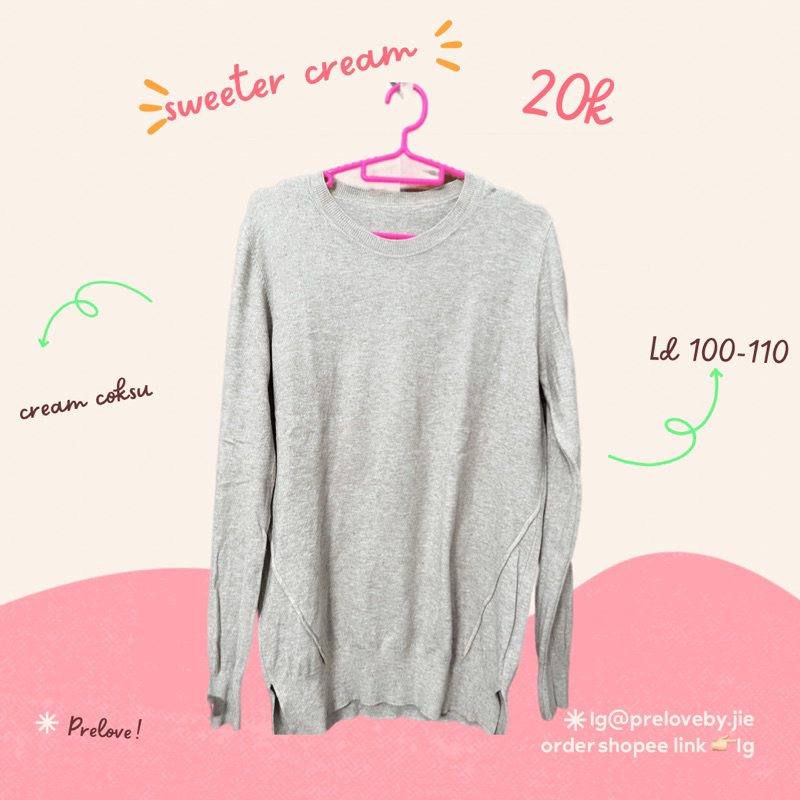 Jual sweeter cream (prelove) | Shopee Indonesia