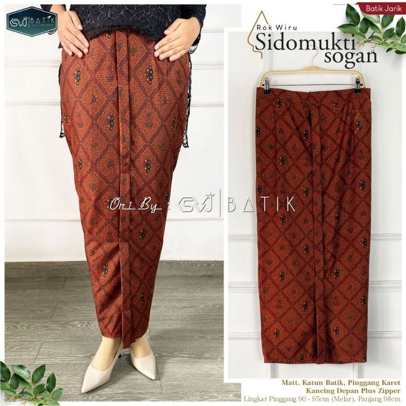 Jual ROK WIRU BATIK L XL XXL XXXL / ROK WIRU BAWAHAN KEBAYA GENDHIS ...