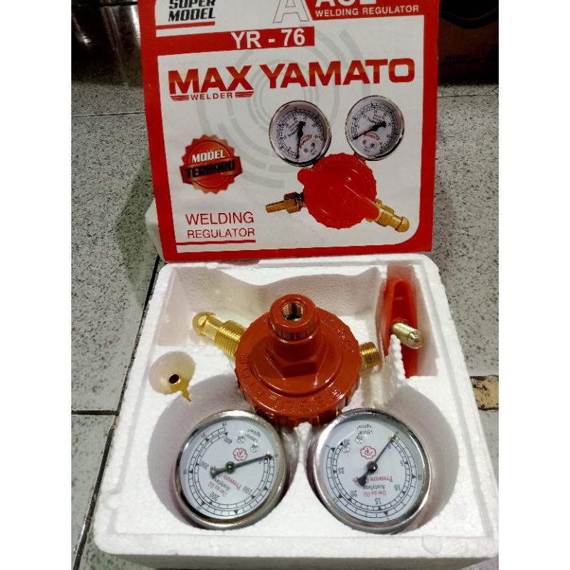 Jual Regulator Acetylene Yamato YR 76 / untuk las | Shopee Indonesia