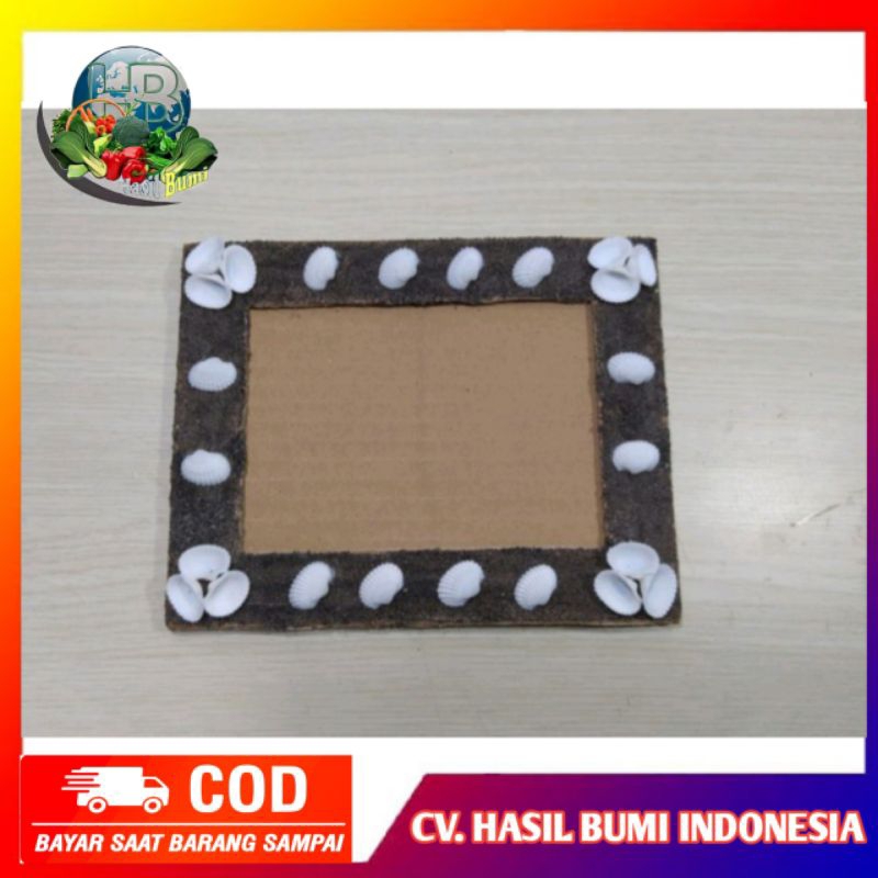 Jual kerajinan bingkai foto pigura cangkang kerang Kerajinan anak ...