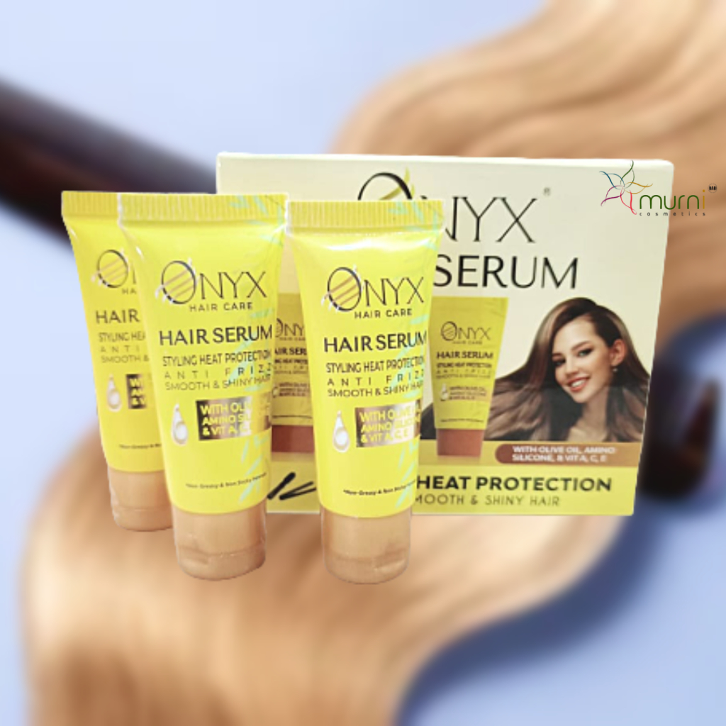 Jual ONYX HAIR SERUM STYLING HEAT PROTECT 3X8ML | Shopee Indonesia
