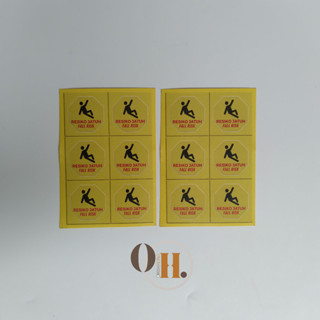 Jual Stiker Resiko Jatuh - Stiker Fall Risk- Stiker Mini Resiko Jatuh ...
