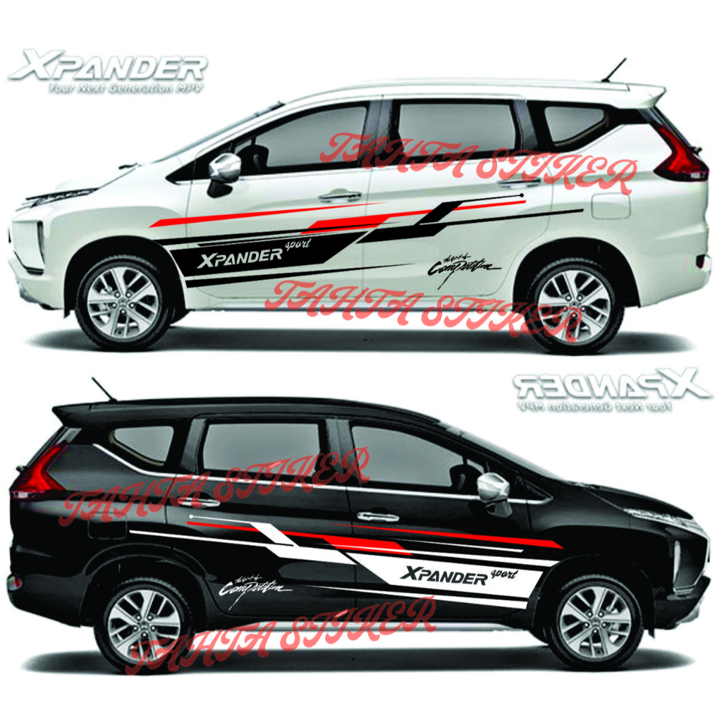 Jual Stiker striping mobil mitsubishi xpander stiker side bodi mobil ...