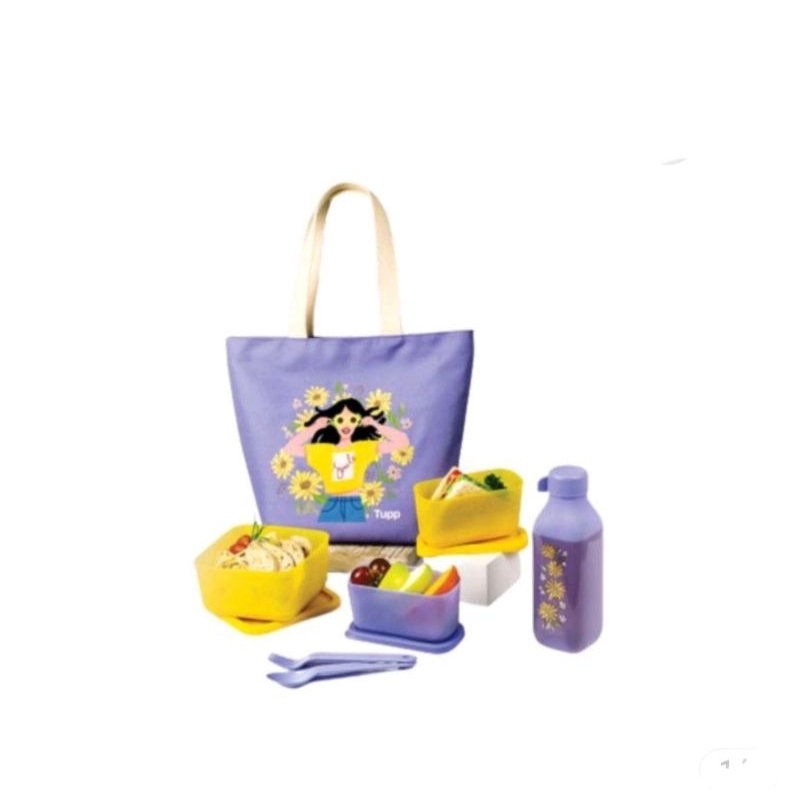 Jual Cosmo Lady Lunch Set tupperware | Shopee Indonesia