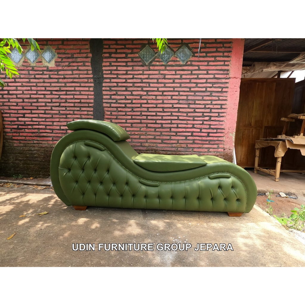 Jual Kursi Sofa Kamasutra Romantis Oscar Hijau Army Furniture Jepara | Shopee Indonesia