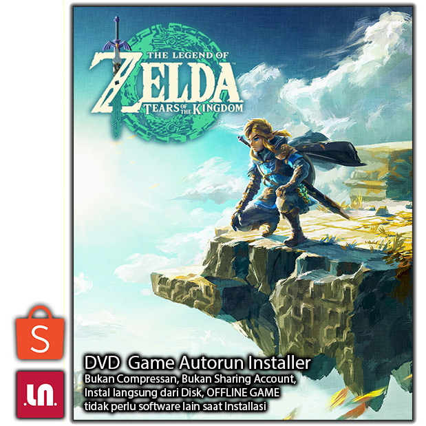 Jual The Legend of Zelda : Tears Of The Kingdom - PC DVD Game | Shopee ...