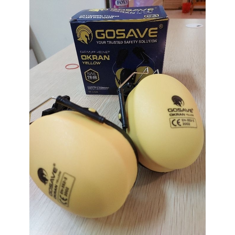 Jual Ear Muff Gosave okran meredam kebisingan hingga 28db yang dapat di ...