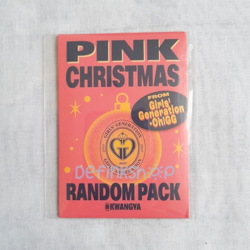 Jual [READY STOCK] MD Kwangya Pink Christmas - Random Pack Trading Card ...