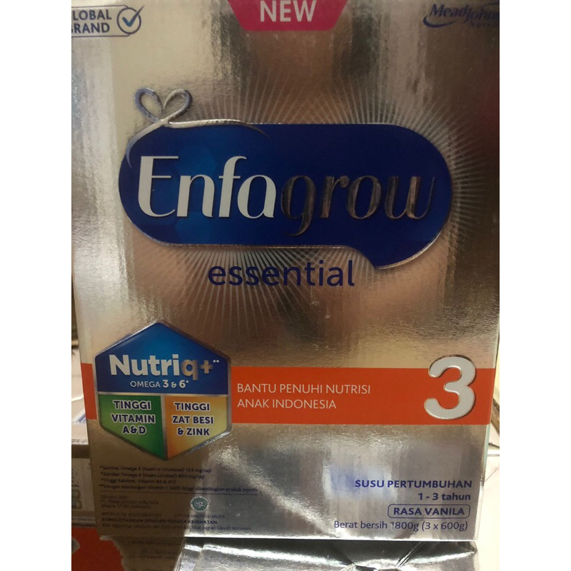 Jual enfagrow essensial tahap 3 ukuran 1800gram | Shopee Indonesia