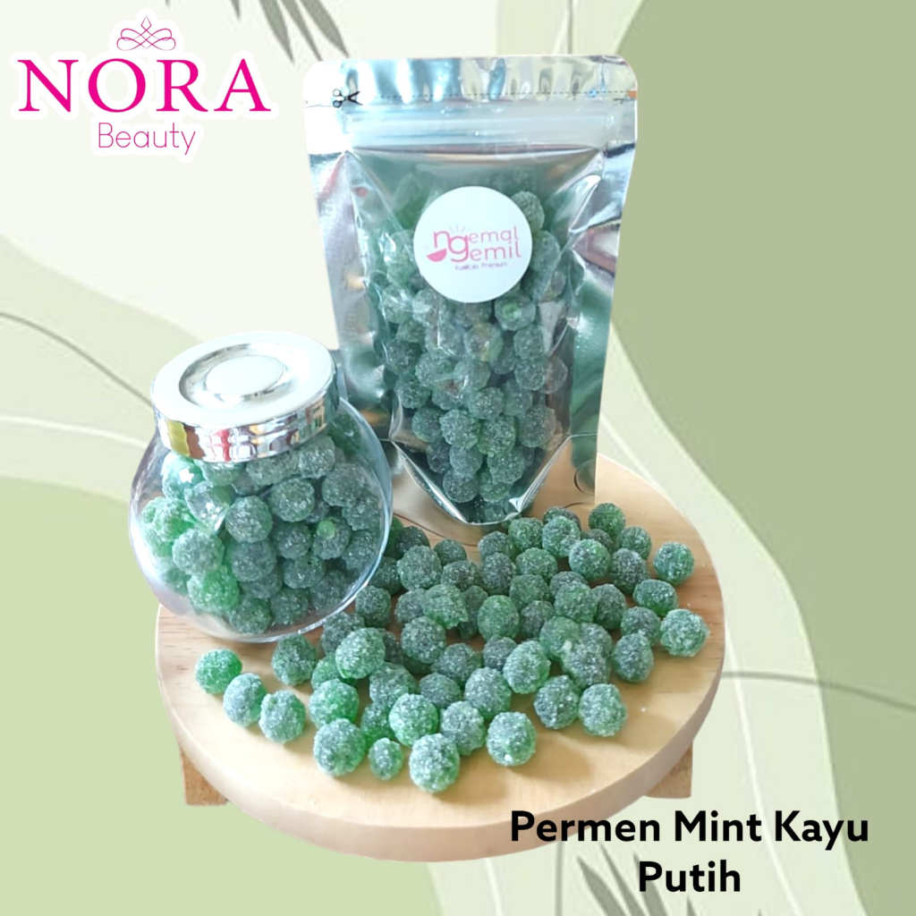 Jual Cemilan Permen Rasa Mint Kayu Putih Tabur Gula Premium //murah ...