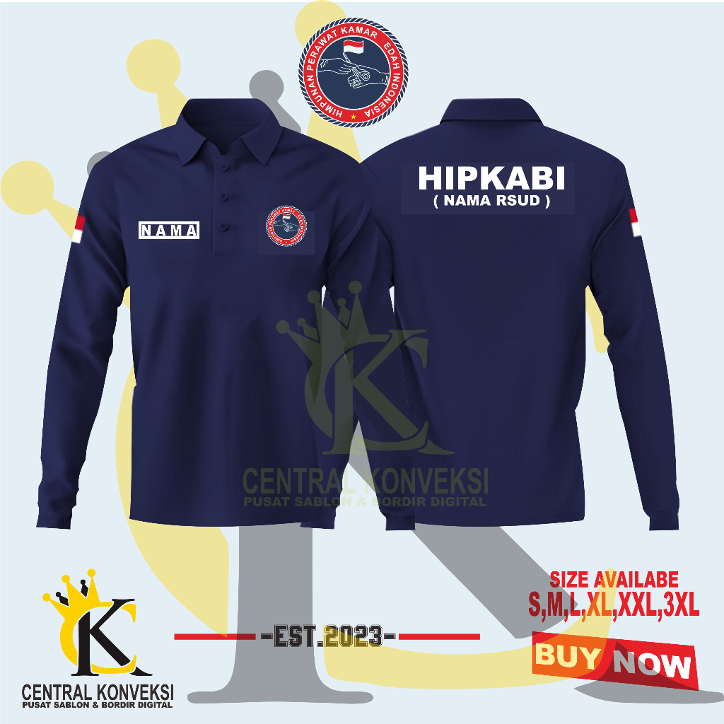 Jual Poloshirt / Kaos Kerah HIPKABI / Kaos Polo Kerah Himpunan Kamae ...