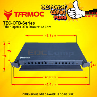 Jual Fiber Optic Tarmoc OTB 12 Core SC | 1U Drawer ODF OTB 12 Core ...