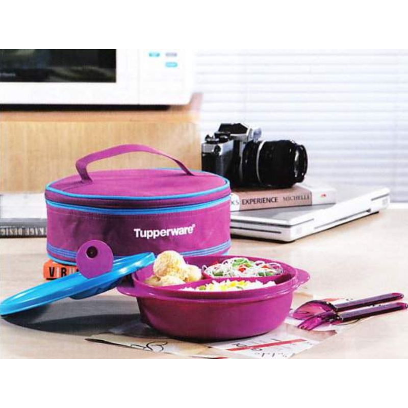 Jual Fancy Crystalwave Lunch Set Ungu Tupperware/CWL | Shopee Indonesia
