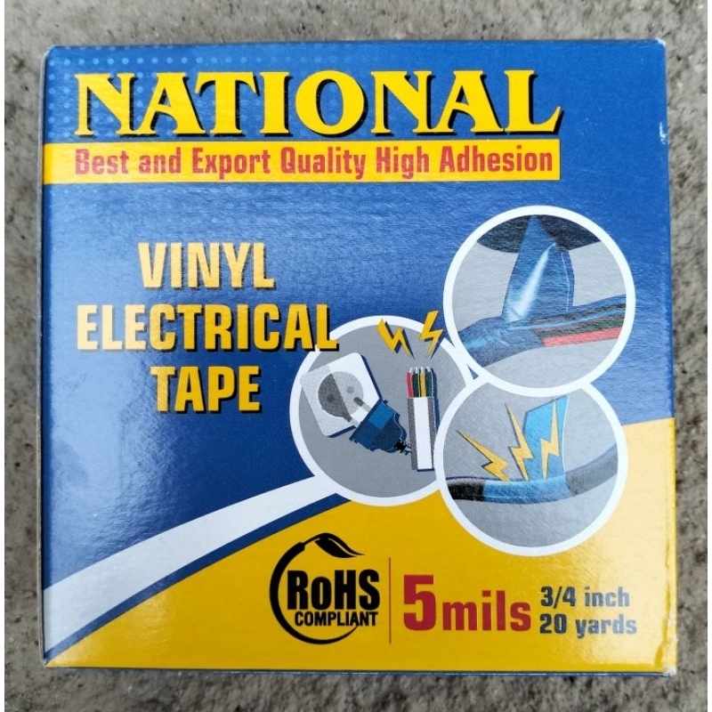 Jual Isolasi Listrik National PVC Hitam | Shopee Indonesia