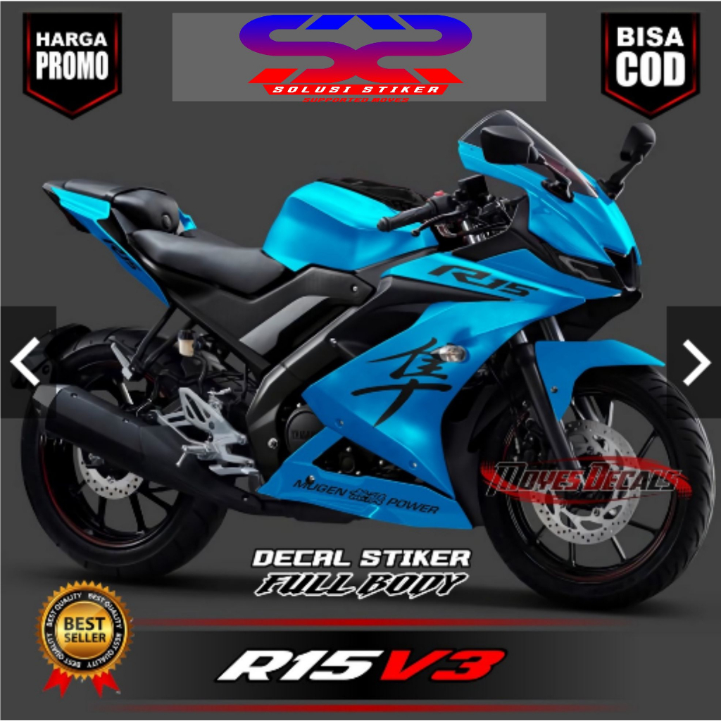 Jual BISA COD Decal Stiker R15 V3 Full Body Stiker Decal R15 V3 ...