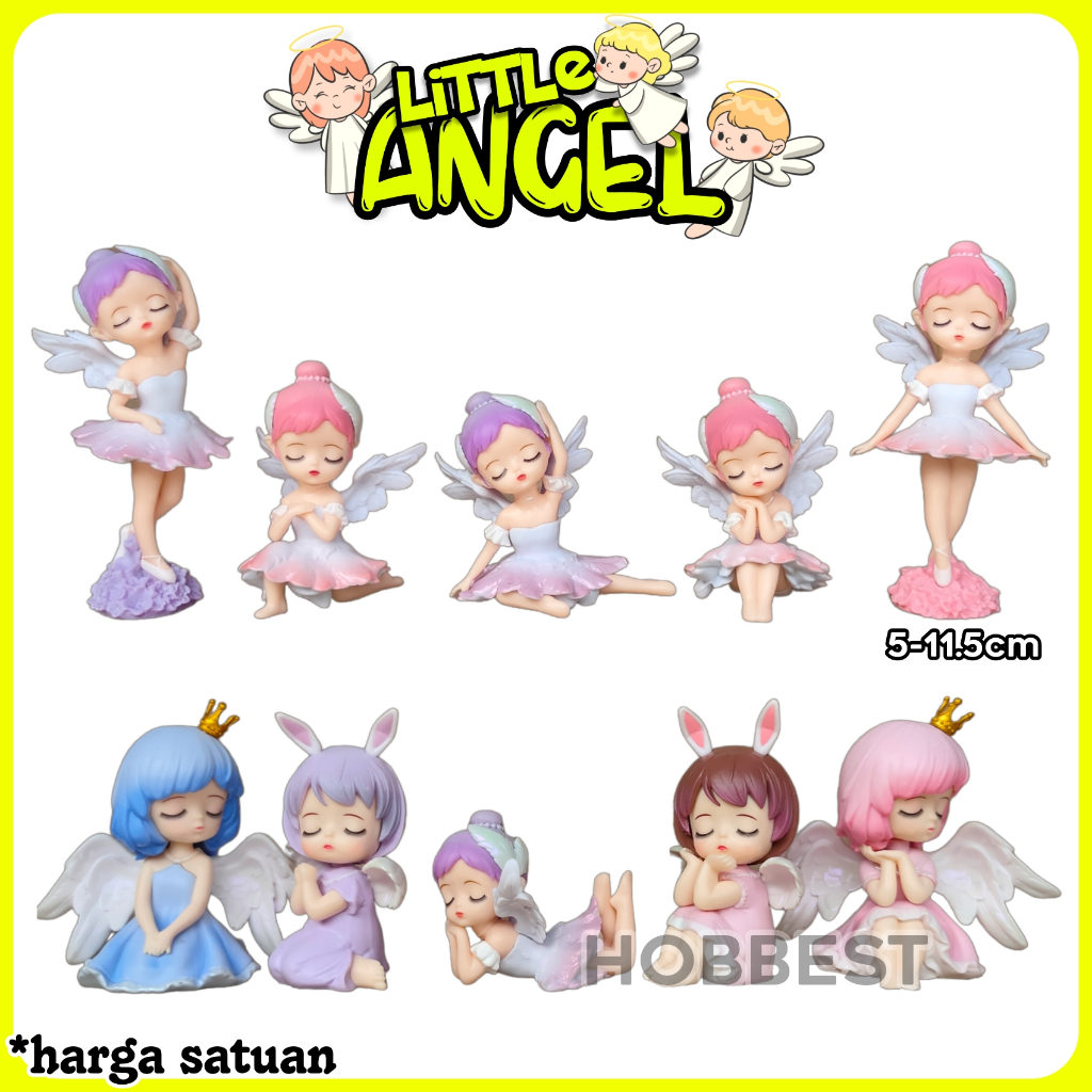 Jual Action Figure LITTLE ANGEL - Miniatur Topper Kue Pajangan Boneka ...
