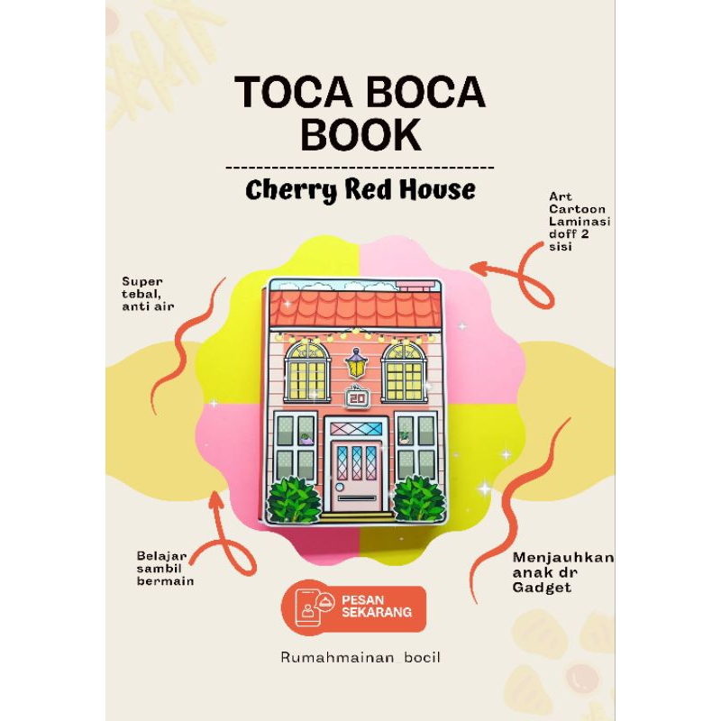 Jual TOCA BOCA BOOK BUKU TOCA BOCA MAINAN ANAK EDUKASI TOKA BOKA KERTAS ...