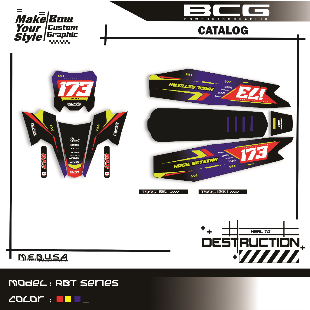 Jual DECAL BEBEK RBT FULL CUSTOM | Shopee Indonesia