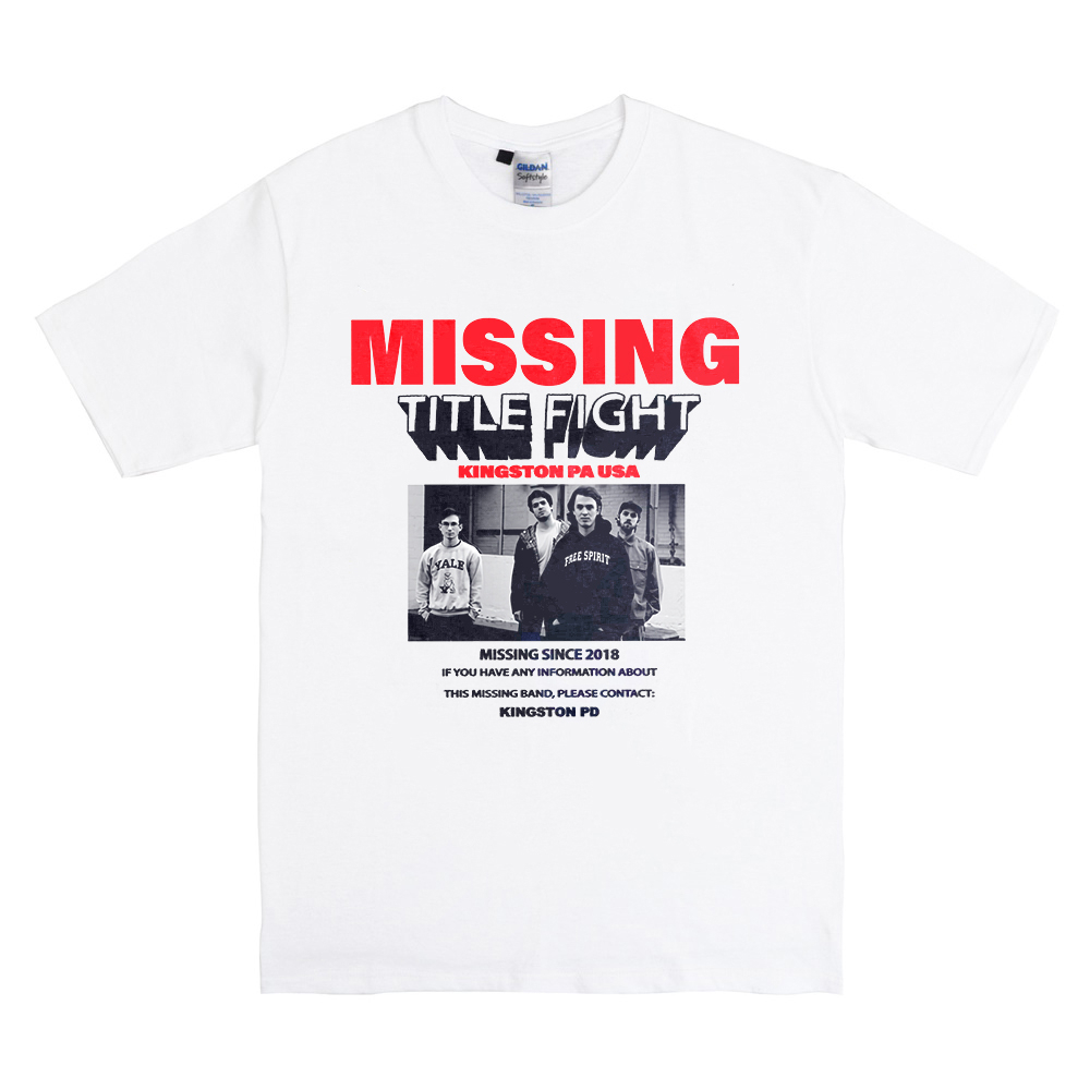 Jual Kaos Band T-shirt TITLE FIGHT "missing" Cotton Combed merch ...