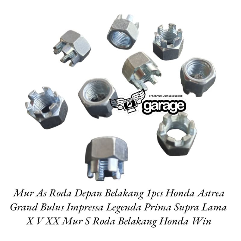 Jual Mur Roda Grand Depan Mur 17 1pcs Belakang Honda Win Astrea Grand ...