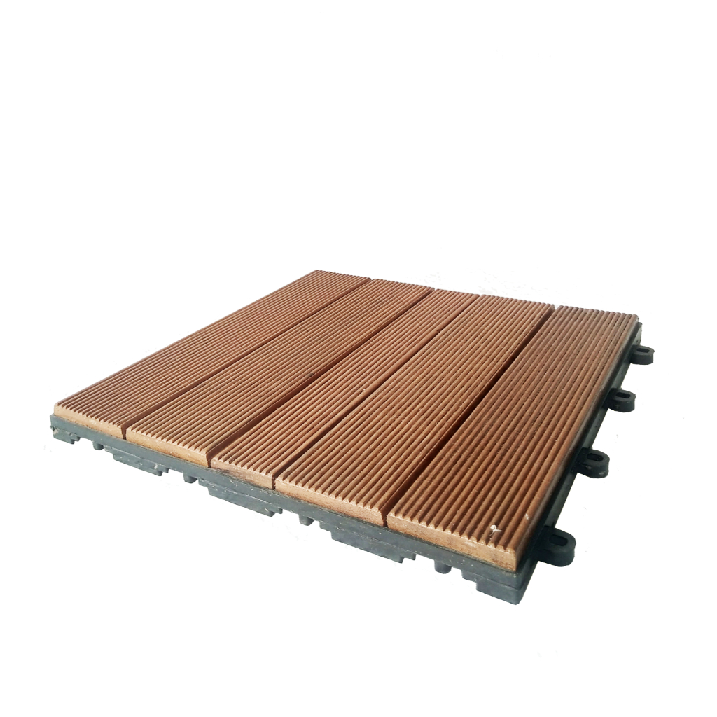 Jual Mulya Jaya Ubin Kayu Lantai Bengkirai Decking Tile 30 x 30cm ...