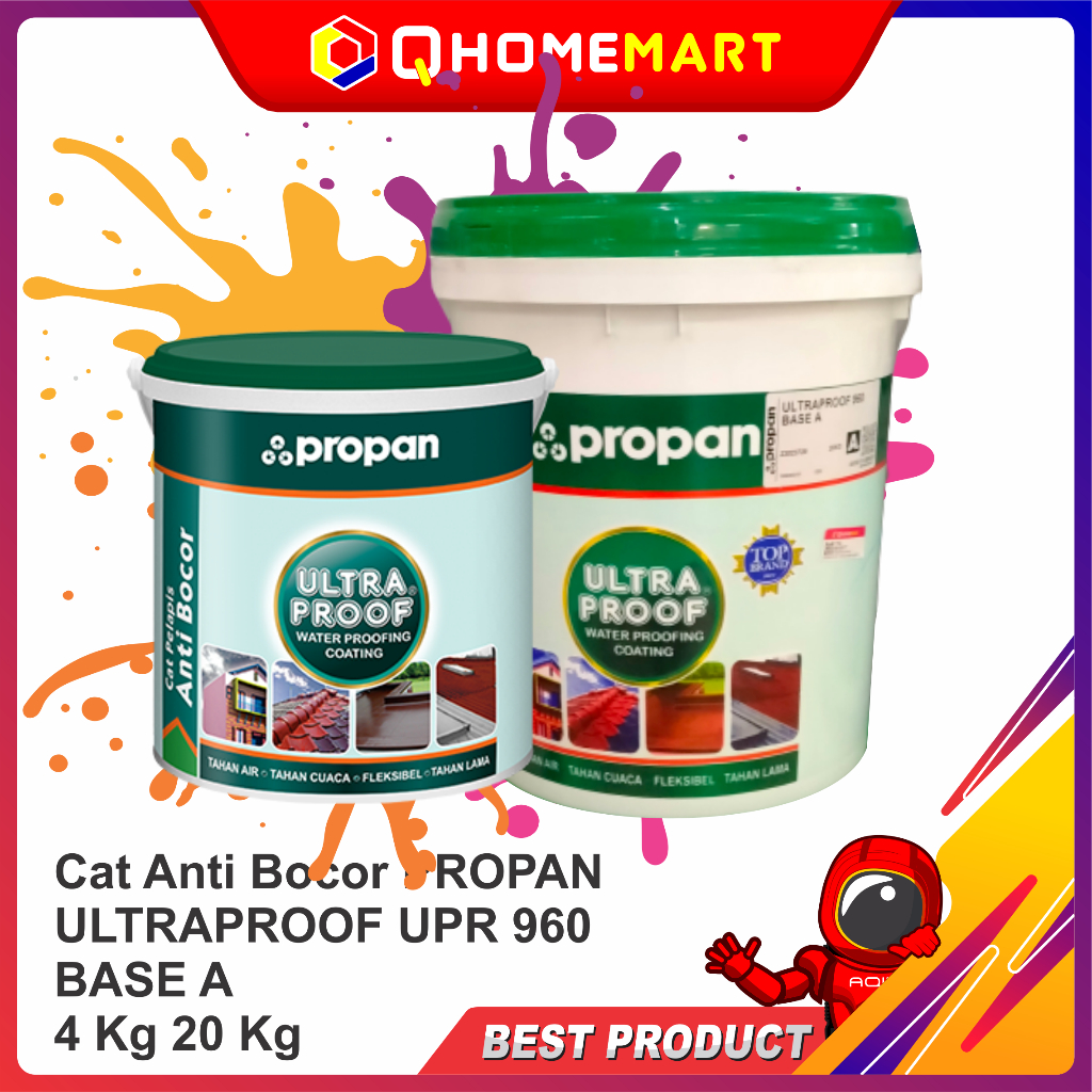 Jual Cat Anti Bocor PROPAN ULTRAPROOF UPR 960 BASE A 4KG 20 Kg | Shopee ...