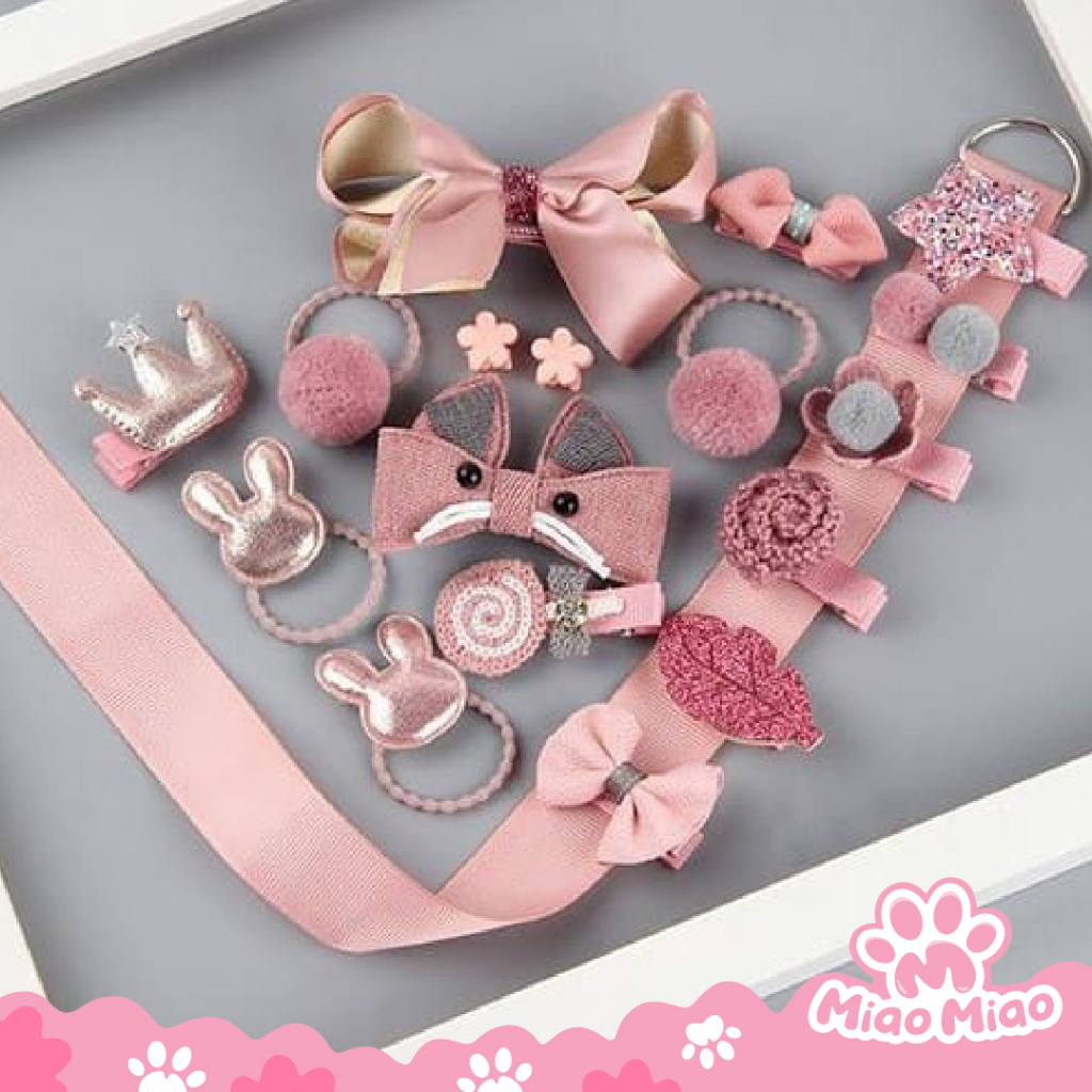 Jual Ikat Rambut Anak Pita 18 pcs/Set TANPA BOX - Kunciran - Jepit ...