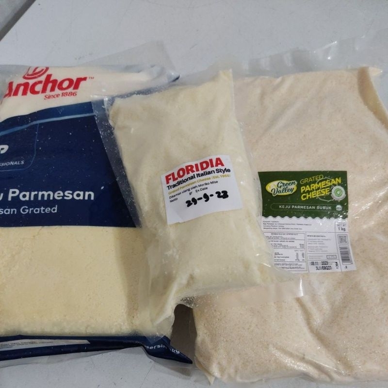 Jual [ PARMESAN share pack ] ANCHOR Grated Parmesan Block / GREEN ...