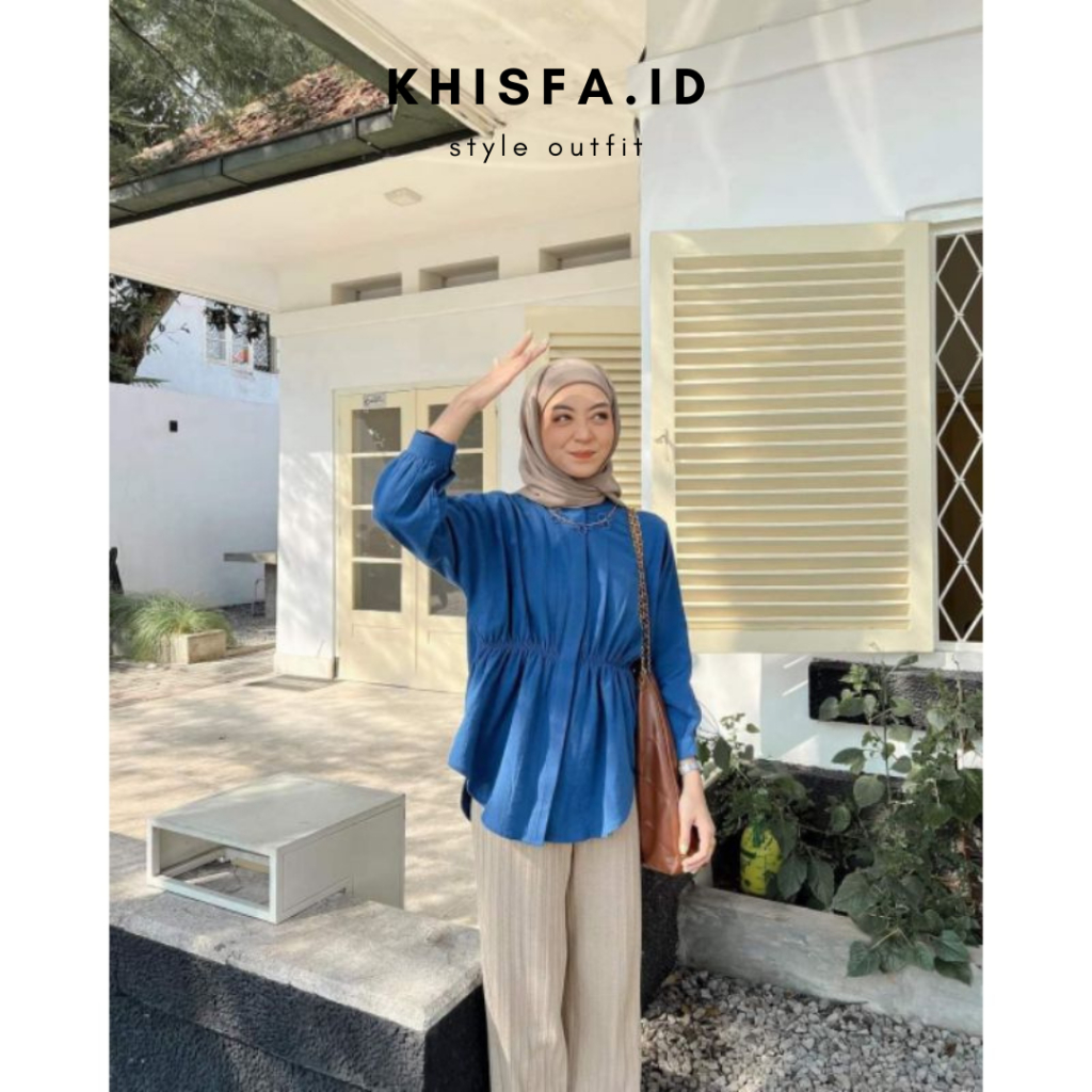 Jual BISA COD ALYA SHIRT - atasan wanita - kemeja wanita oversize ...