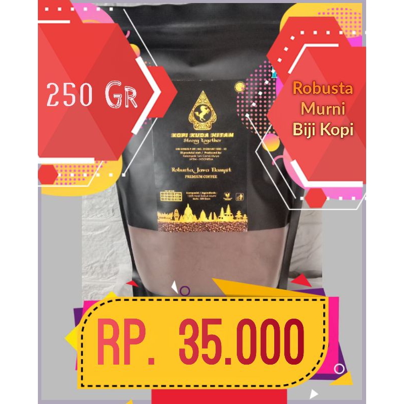 Jual Kopi Bubuk Robusta Java Dampit Premium 250 Gram | Shopee Indonesia