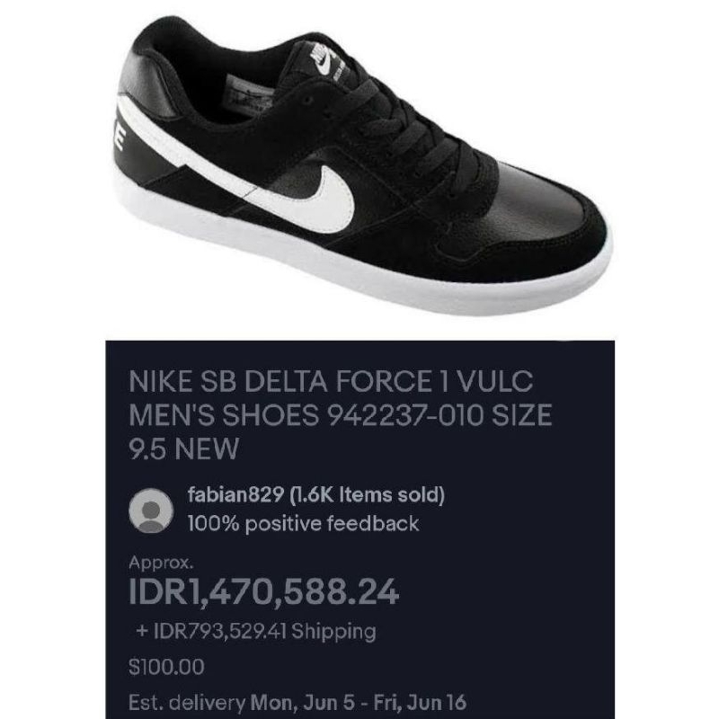 Jual SEPATU NIKE SB DELTA FORCE ORIGINAL | Shopee Indonesia