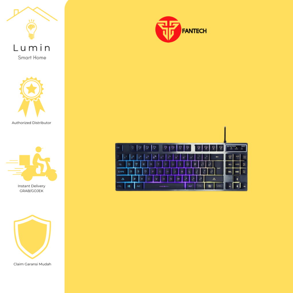 Jual Fantech Fighter K613 TKL - RGB Gaming Keyboard 2 barang berhasil terjual | Shopee Indonesia