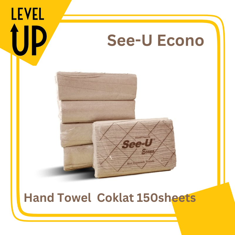 Jual Tissue HAND TOWEL SEE-U COKLAT / TISU SEE U ECONO COKLAT 150's ...