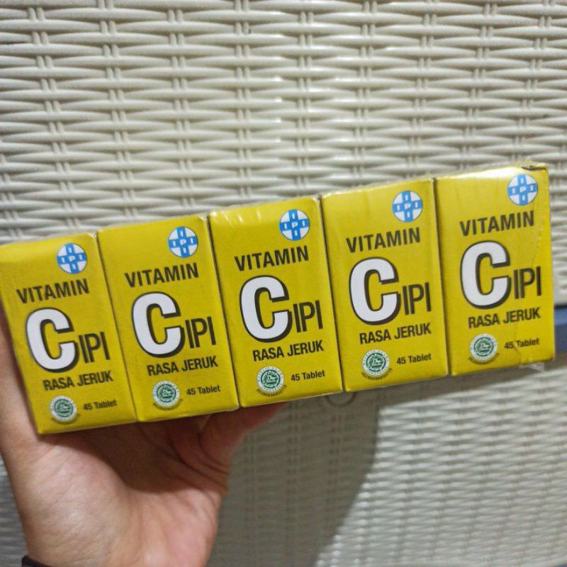 Jual Vitamin C ipi 50mg isi 45 tablet | Shopee Indonesia