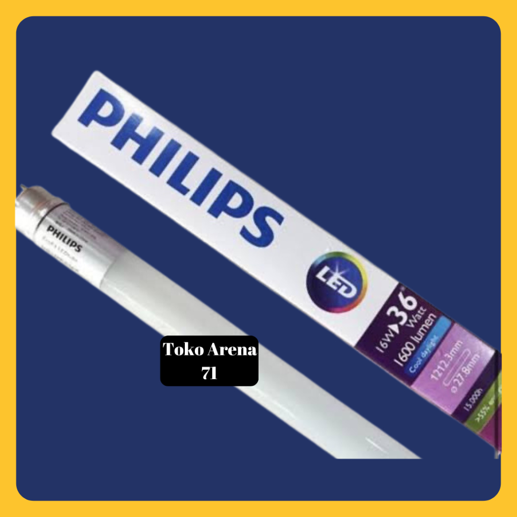 Jual Lampu TL Neon Philips Tube Ecofit 120CM 16w 765 T8 TL Led 16Watt ...
