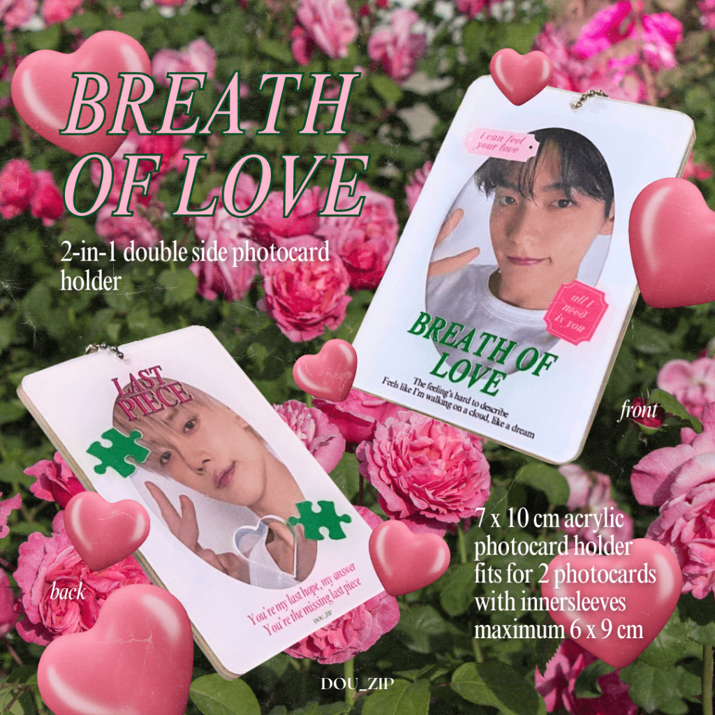 Jual [DOU_ZIP] BREATH OF LOVE 2-IN-1 DOUBLE SIDE ACRYLIC PHOTOCARD ...