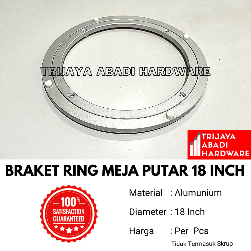 Jual Braket Ring Meja Putar 18 inch Alumunium Rotate Plate Meja Display ...