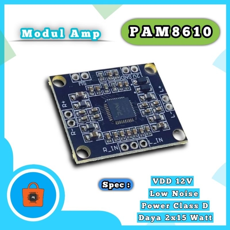 Jual Modul Amplifier Pam8610 2x15 Watt Class D Super Efisiensi | Shopee ...