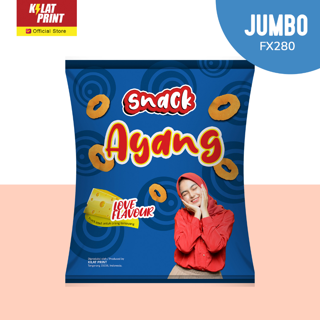 Jual Snack Custom Foto Teks Bungkus Pouch Jumbo Ala Smax Ring Edition ...