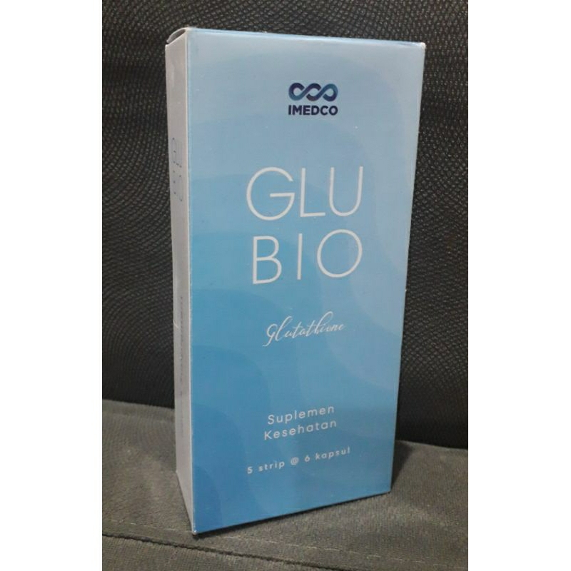 Jual GLUBIO glutatione Suplemen Kesehatan (box 30 kapsul) | Shopee ...