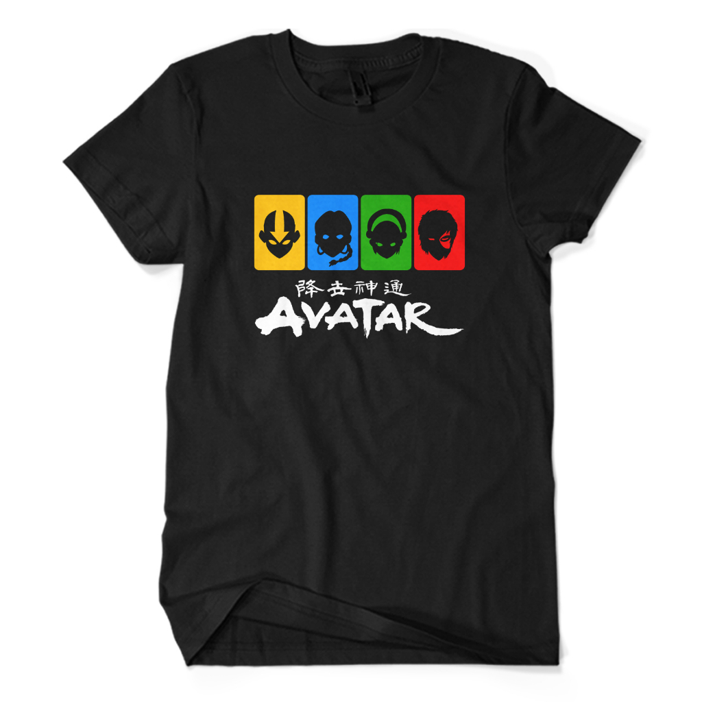 Jual Kaos Distro Premium AVATAR AANG KORRA TOPH ZUKO - Baju Kartun ...