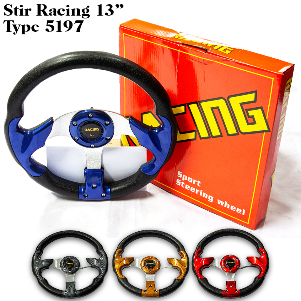 Jual Stir Steer Racing Mobil Universal 13 inch | Shopee Indonesia