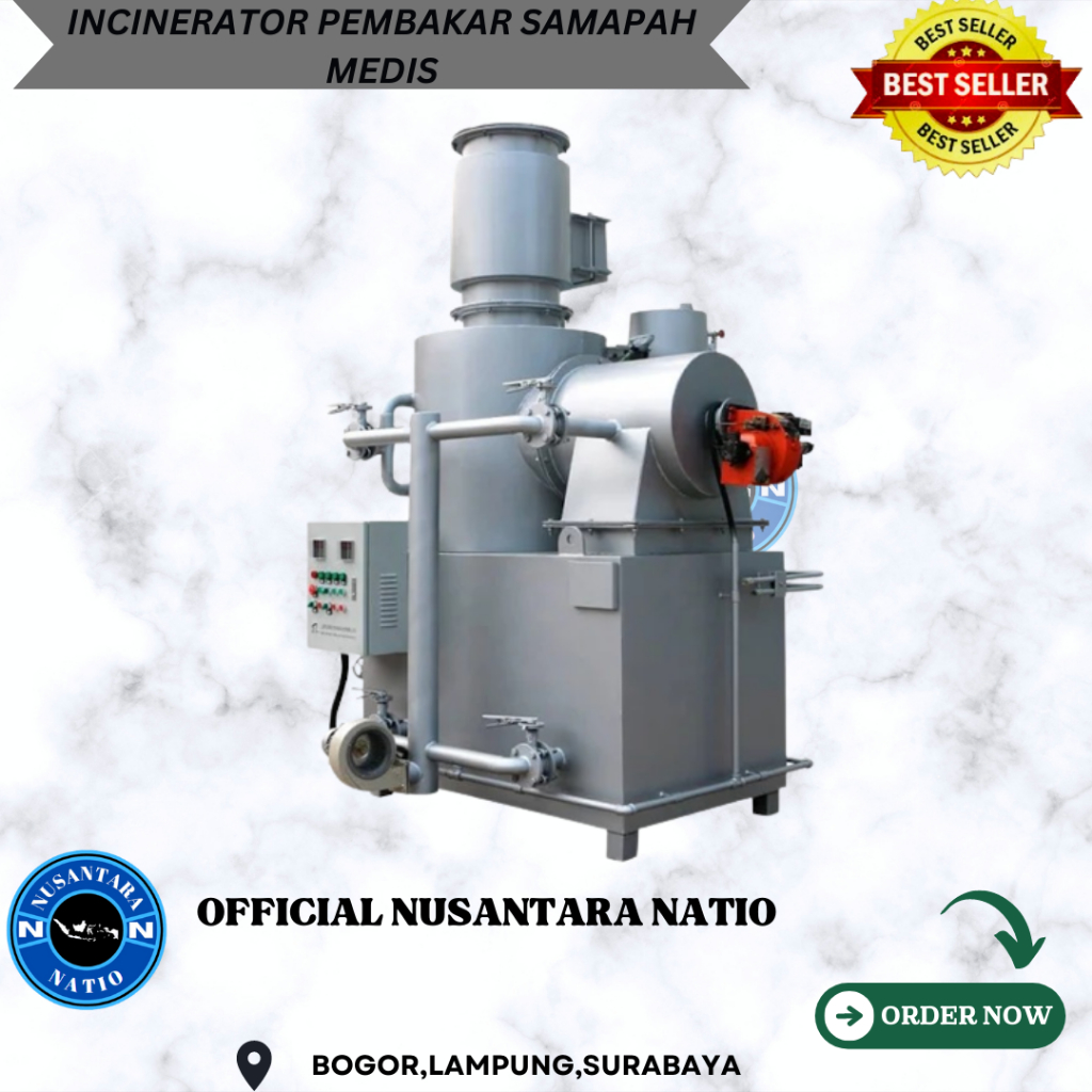 Jual Incinerator Pembakar Sampah Medis Kap.10kg, Bahan Bakar Solar ...