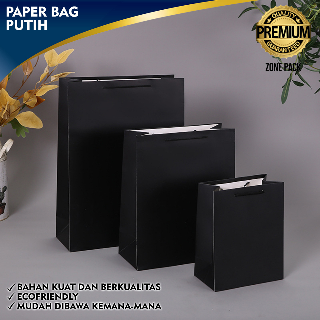 Jual Paper Bag Hitam | Paper Bag Hitam Polos Souvenir | Paper Bag Gift Bag Ulang Tahun | Shopee ...